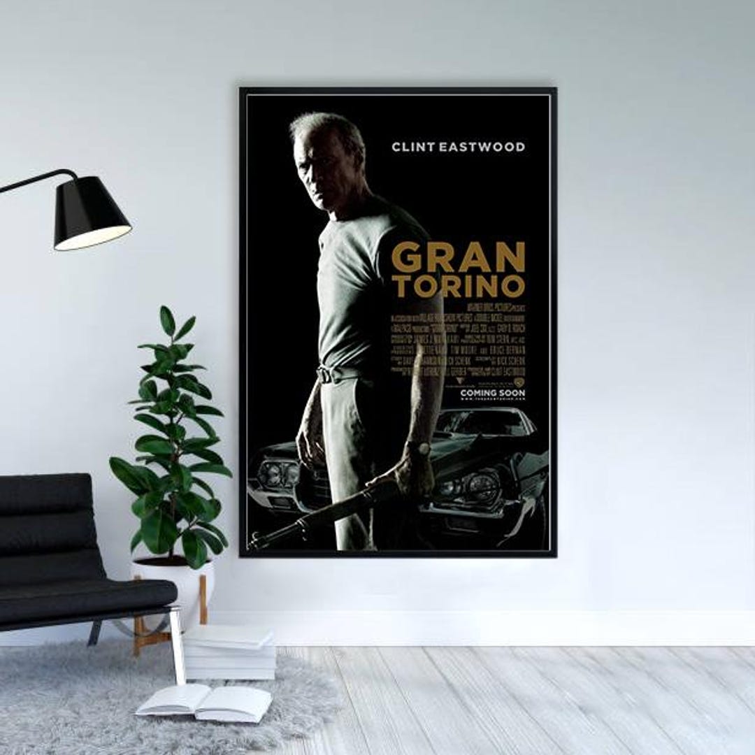 Gran Torino 2008 Movie Poster Vintage Art Prints Wall Art Home Decor ...