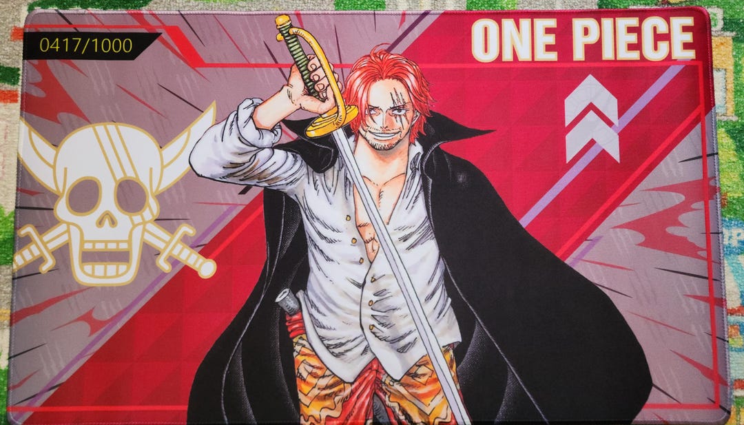 One Piece TCG Playmat [physical Mat] - Serial Shanks 24x14 **random ...