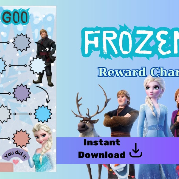 Frozen Chore Chart - Etsy