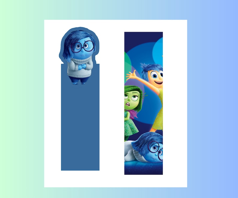 Inside Out Bookmarks | Printable Kids' Reading Accessory PDF - Etsy