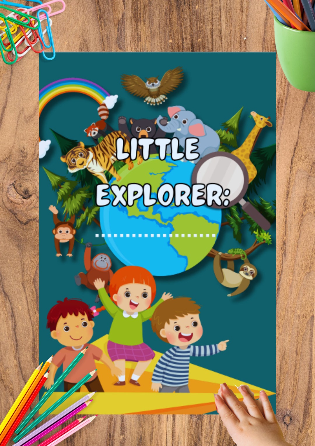 Little Explorer: Journey to the Continents and Their Animals - Etsy