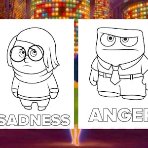 Inside Out Coloring Pages | Printable Kids' Activity PDF, Coloring Book ...