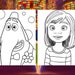 Inside Out Coloring Pages Printable Kids' Activity PDF, Coloring Book ...