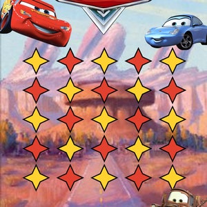 Cars Reward Chart, Mcqueen Reward Chart, Lightning Mcqueen Reward Chart ...