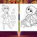 Inside Out Coloring Pages Printable Kids' Activity PDF, Coloring Book ...