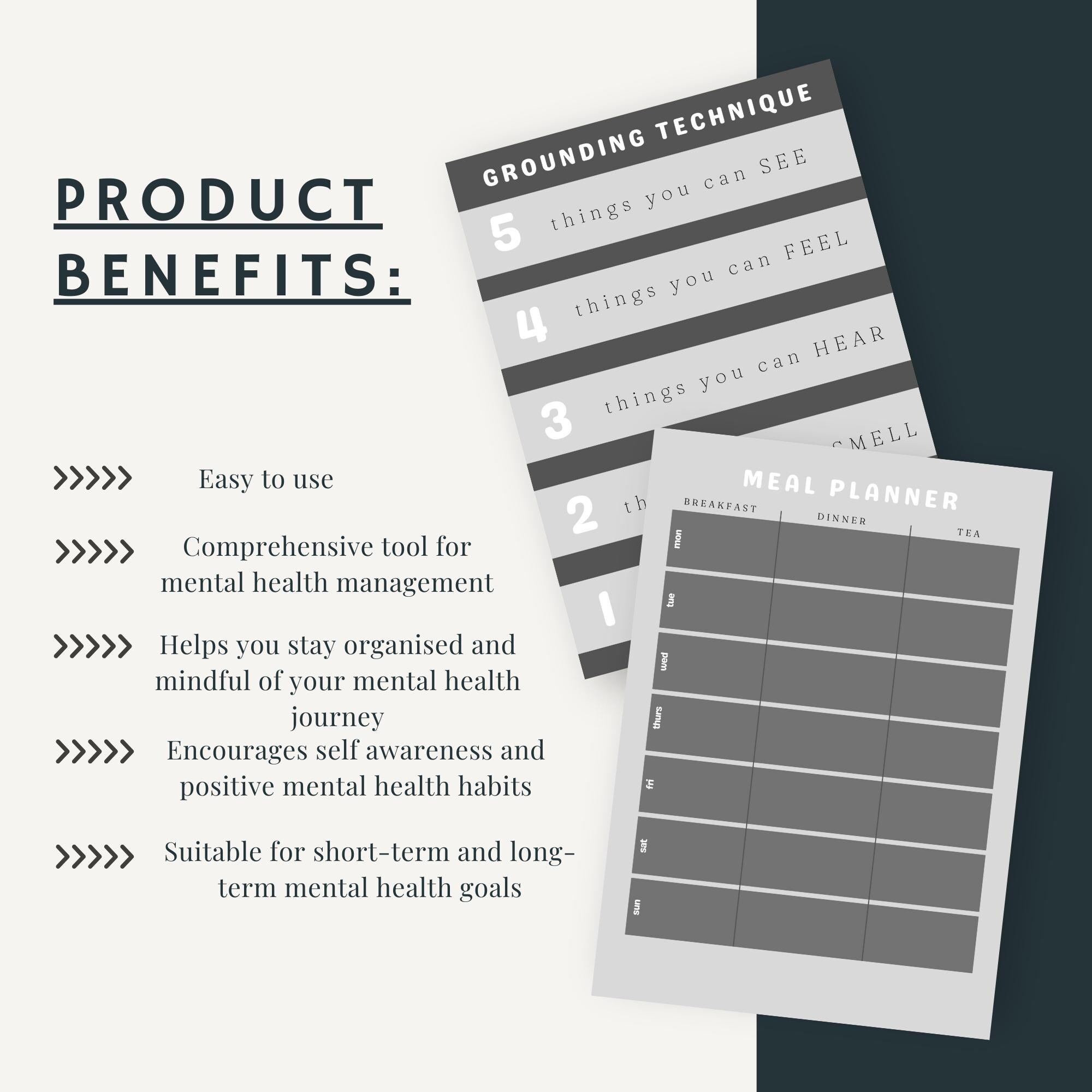 Ultimate Digital Mental Health Planner | Self-care & Wellness Tracker ...