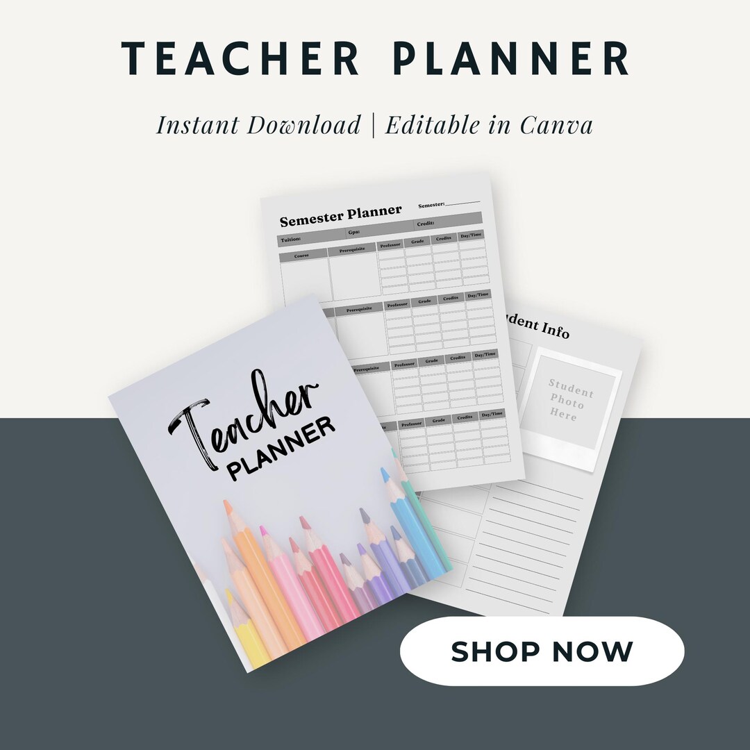 Ultimate Digital Teacher Planner | Organize Your Classroom & Schedule ...