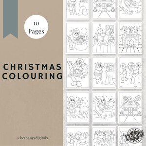 Printable Christmas Coloring Pages | Festive Holiday Coloring for Kids ...