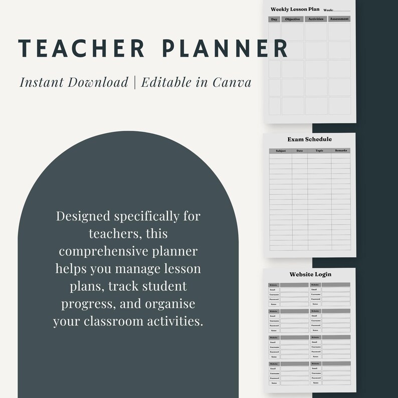 Ultimate Digital Teacher Planner | Organize Your Classroom & Schedule ...