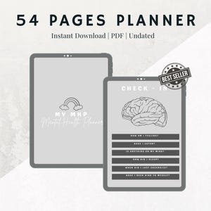 Ultimate Digital Mental Health Planner | Self-care & Wellness Tracker ...