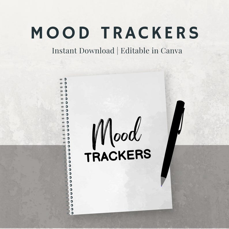 Ultimate Digital Mood Tracker Templates | Track & Improve Your Mental ...