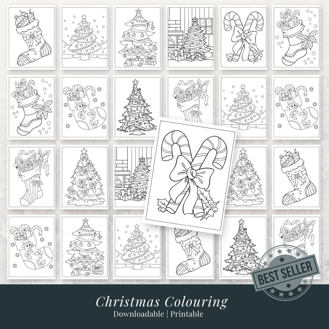 Printable Christmas Coloring Pages | Festive Holiday Coloring for Kids ...