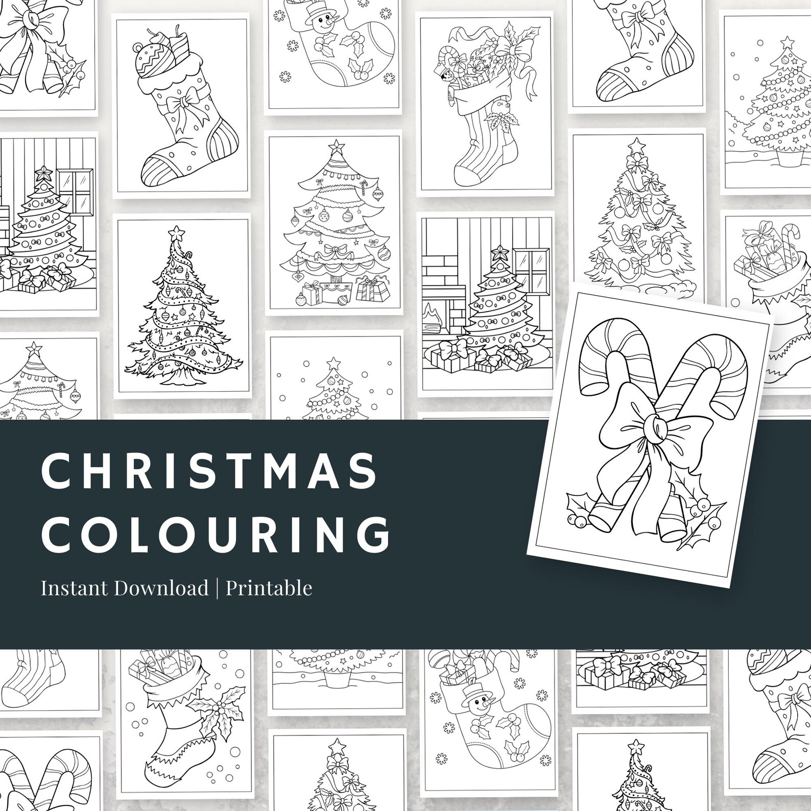 Printable Christmas Coloring Pages | Festive Holiday Coloring for Kids ...