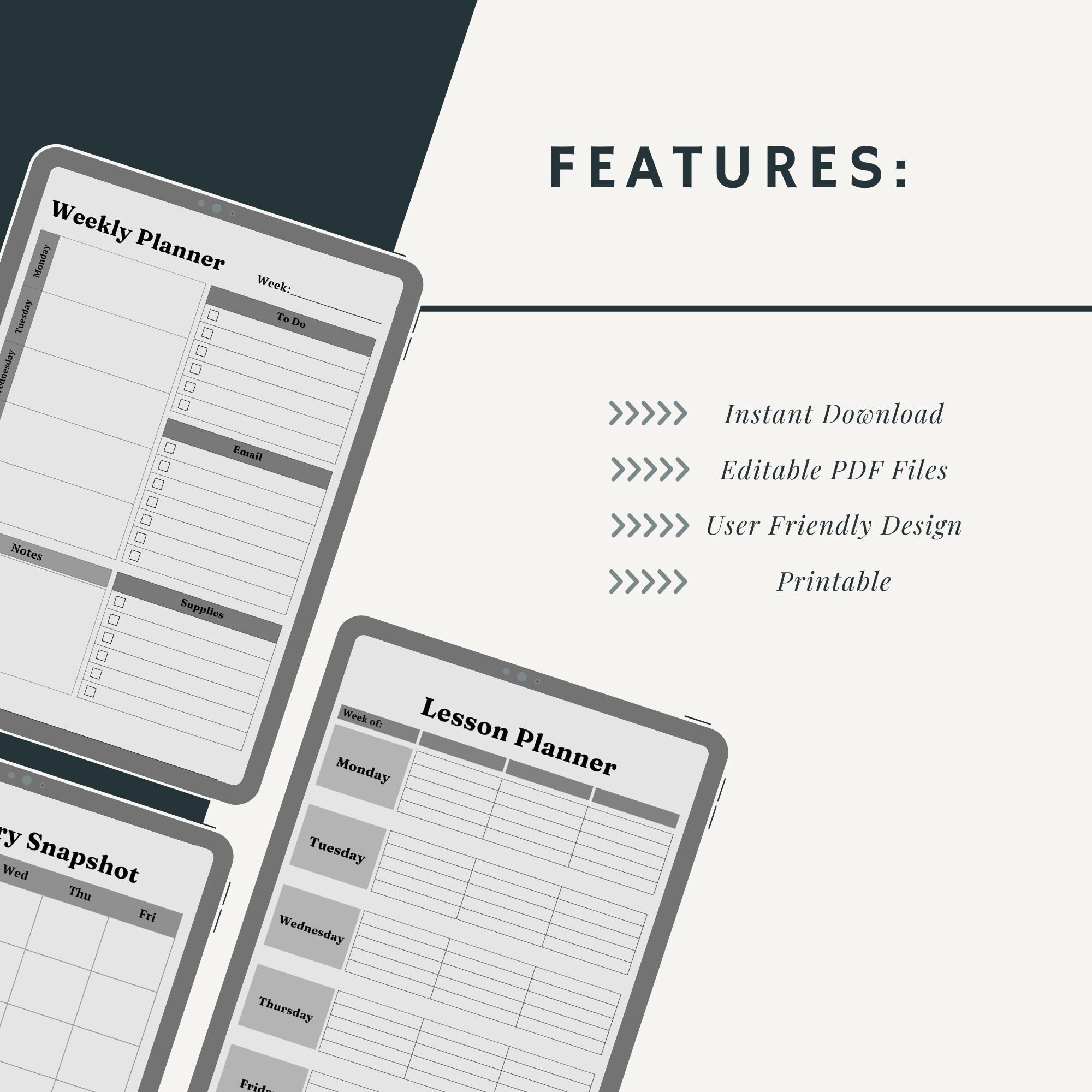 Ultimate Digital Teacher Planner | Organize Your Classroom & Schedule ...
