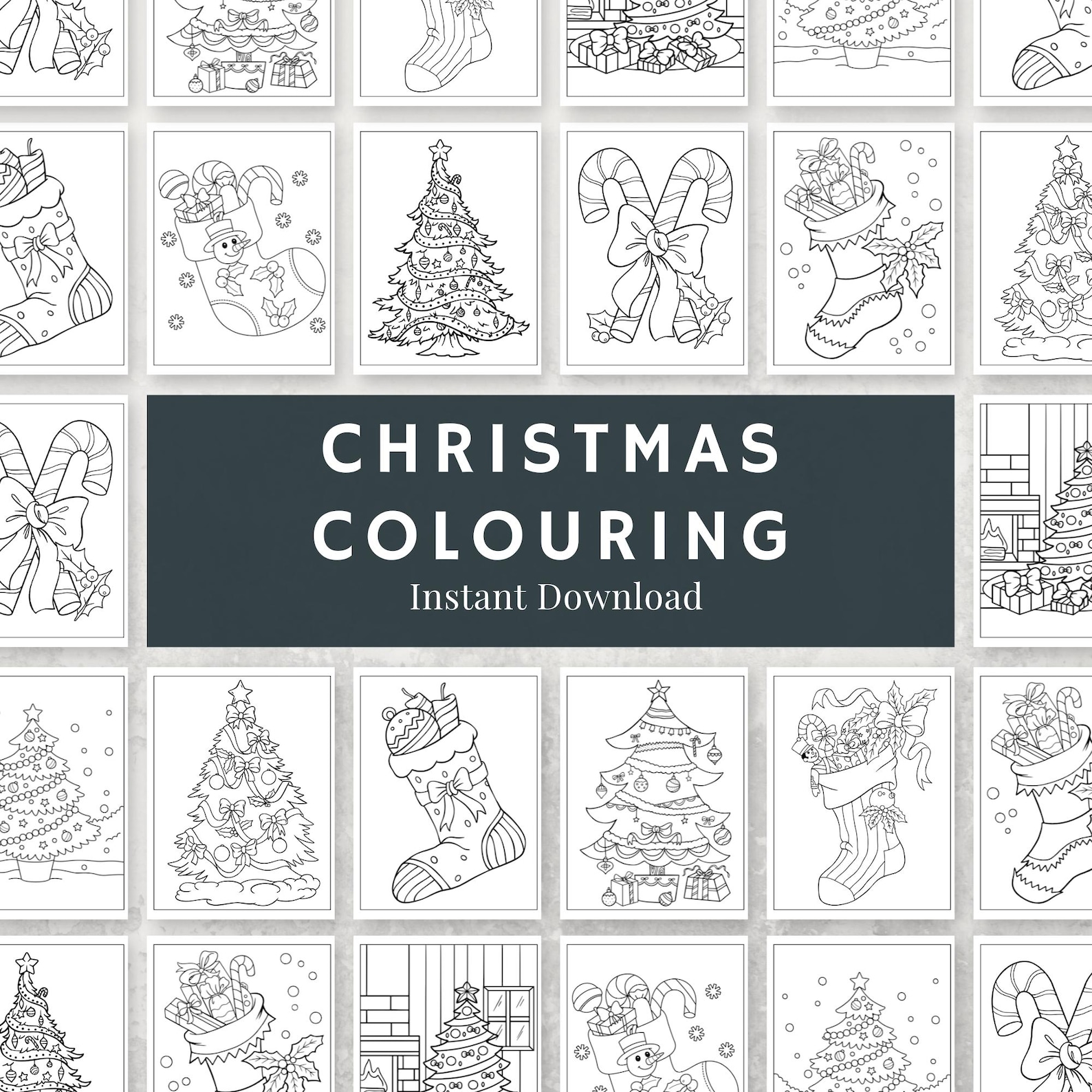 Printable Christmas Coloring Pages | Festive Holiday Coloring for Kids ...