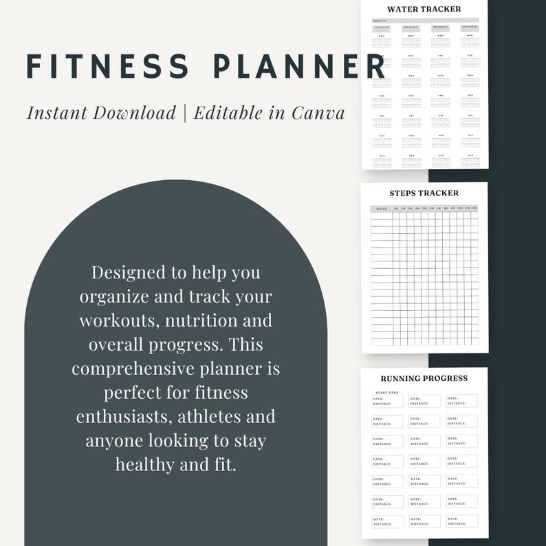 Ultimate Digital Fitness Planner | Track Your Workouts & Nutrition ...