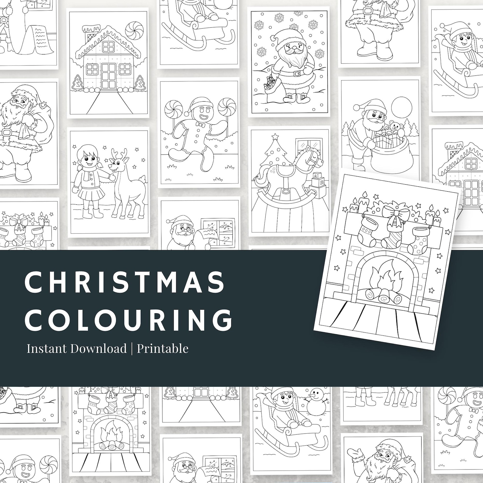 Printable Christmas Coloring Pages | Festive Holiday Coloring for Kids ...