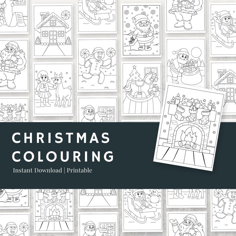 Printable Christmas Coloring Pages | Festive Holiday Coloring for Kids ...