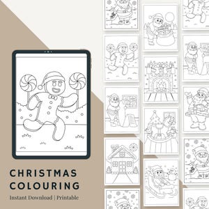 Printable Christmas Coloring Pages | Festive Holiday Coloring for Kids ...
