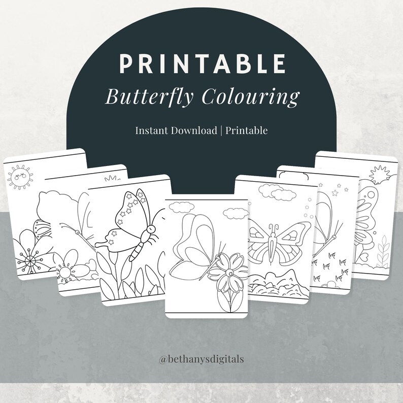 Butterfly Coloring Pages | Printable PDF | Adult & Kids Coloring Pages ...