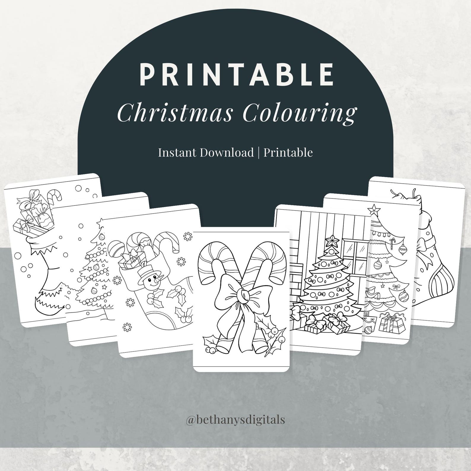 Printable Christmas Coloring Pages | Festive Holiday Coloring for Kids ...