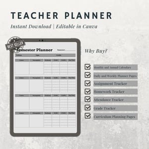 Ultimate Digital Teacher Planner | Organize Your Classroom & Schedule ...