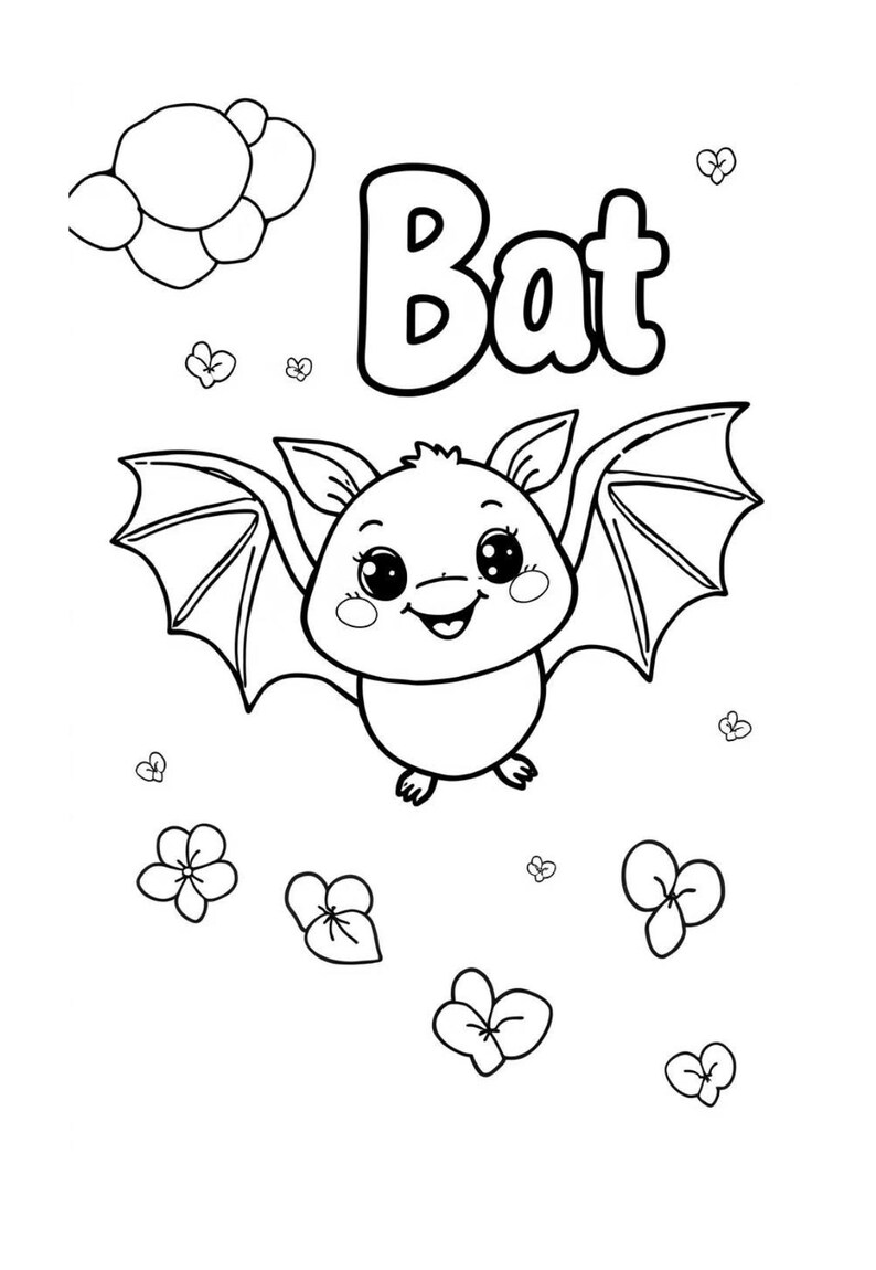 Boo-tiful Halloween Coloring ABC Book - Etsy