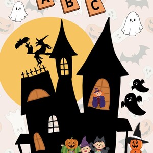 Boo-tiful Halloween Coloring ABC Book - Etsy