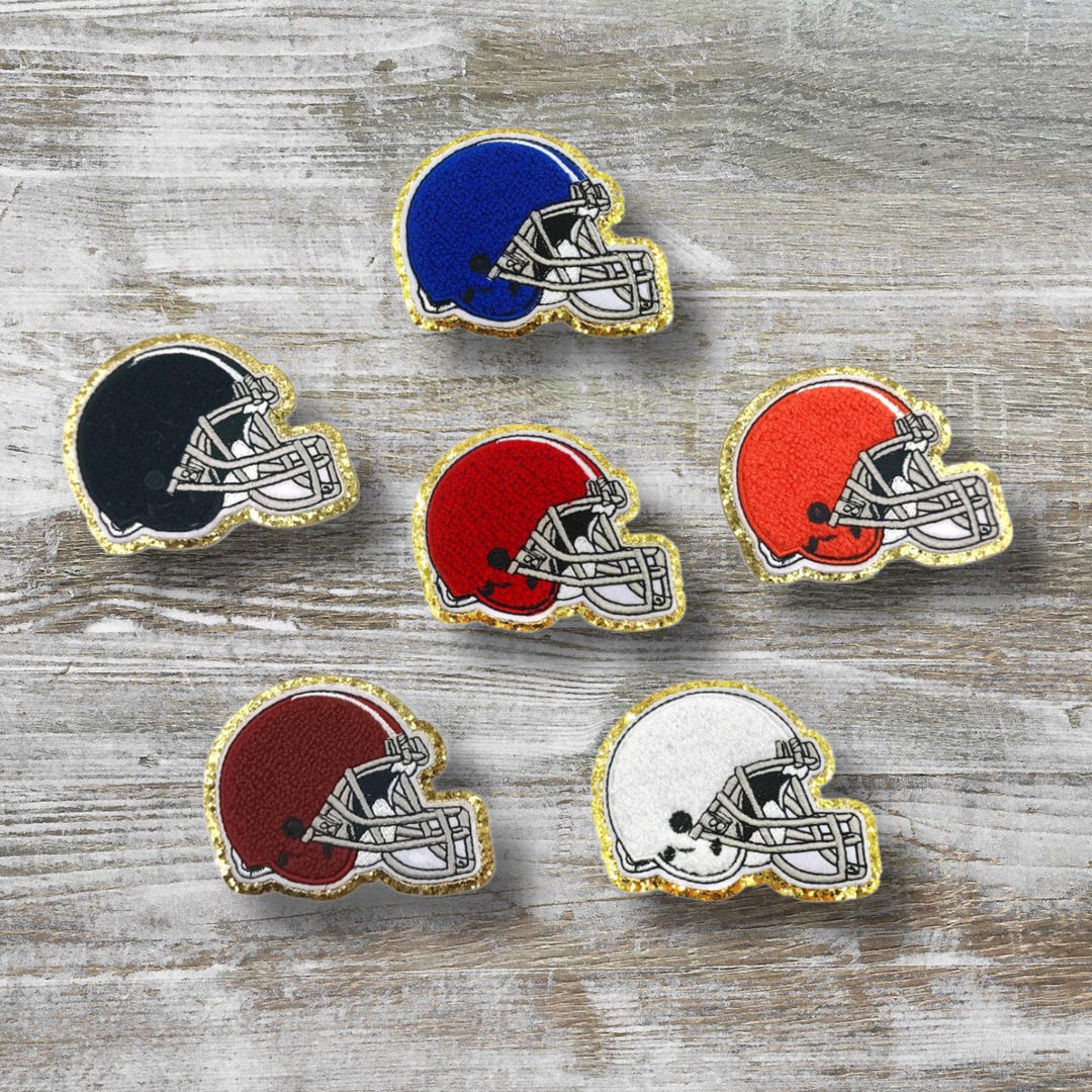 Game Day Football Helmet Patch Iron On Chenille Patch Trucker Hat Patch ...