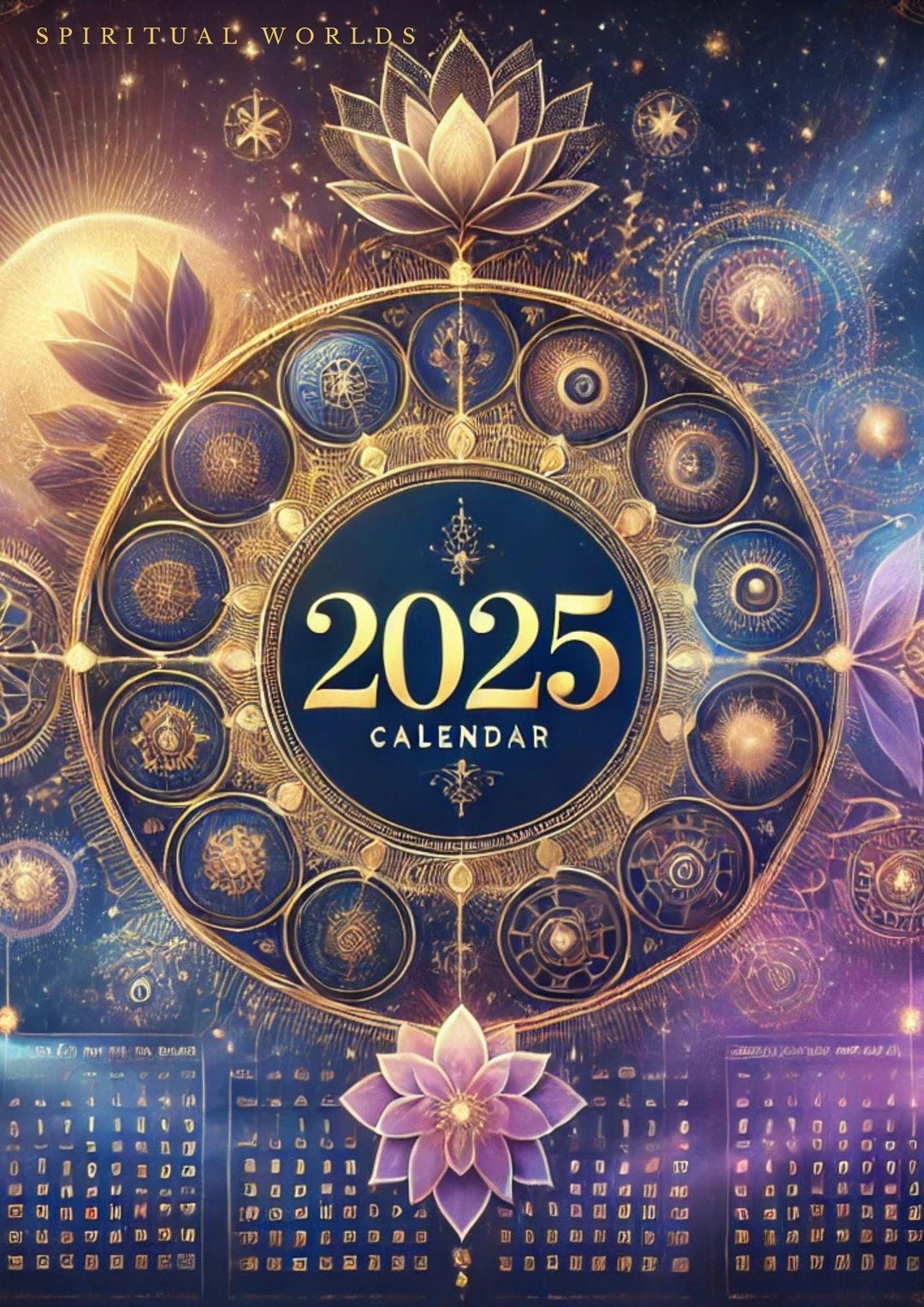 Astrological Agenda, Spiritual Planner, 2025 Agenda, Meditation Agenda ...
