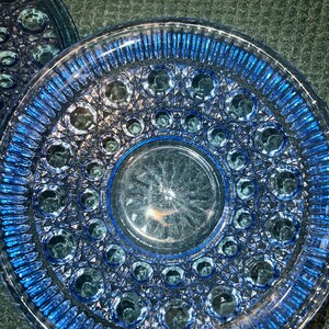 Vintage Indiana Glass Windsor Button & Cane Federal Glass Candy Dish ...