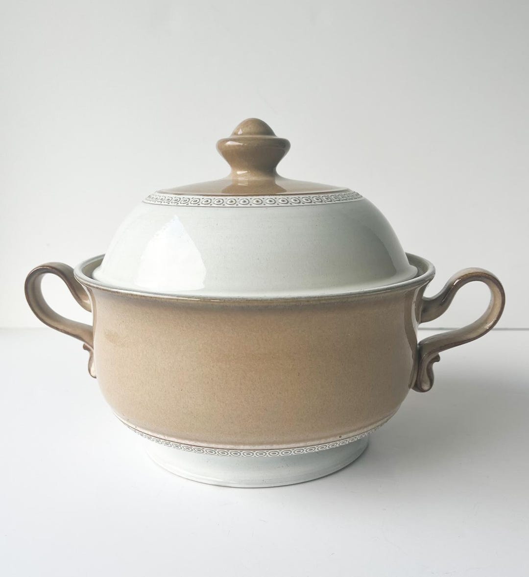 Vintage Denby Seville Casserole Dish in Light Brown, 1980s Denby Soup ...