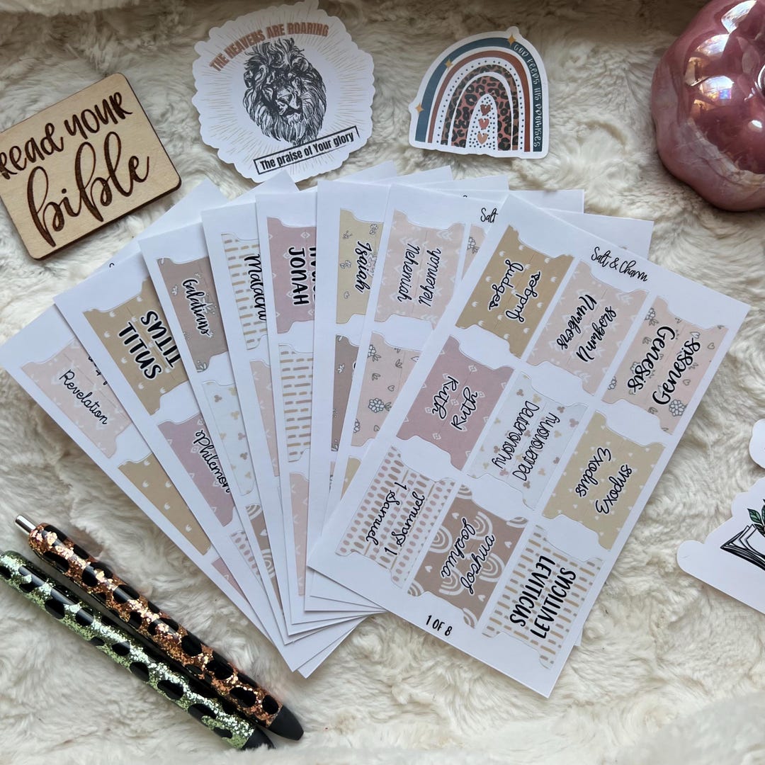 Believe It Books the Bible Tabs With Pretty Gifts for Christian Bible ...