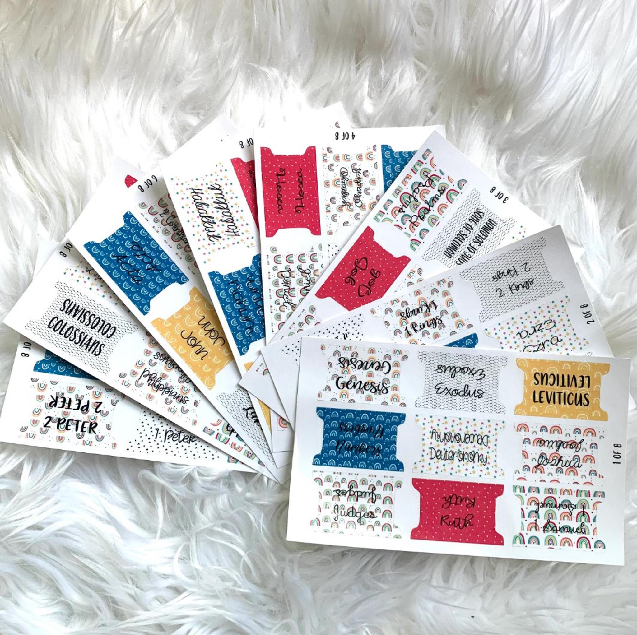 Lamb of God Books Bible Tabs With Pretty Gifts for Christian Bible Tab ...