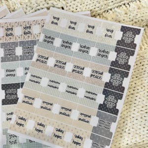 Prayer Tabs Books the Bible Tabs With Pretty Gifts for Christian Bible ...