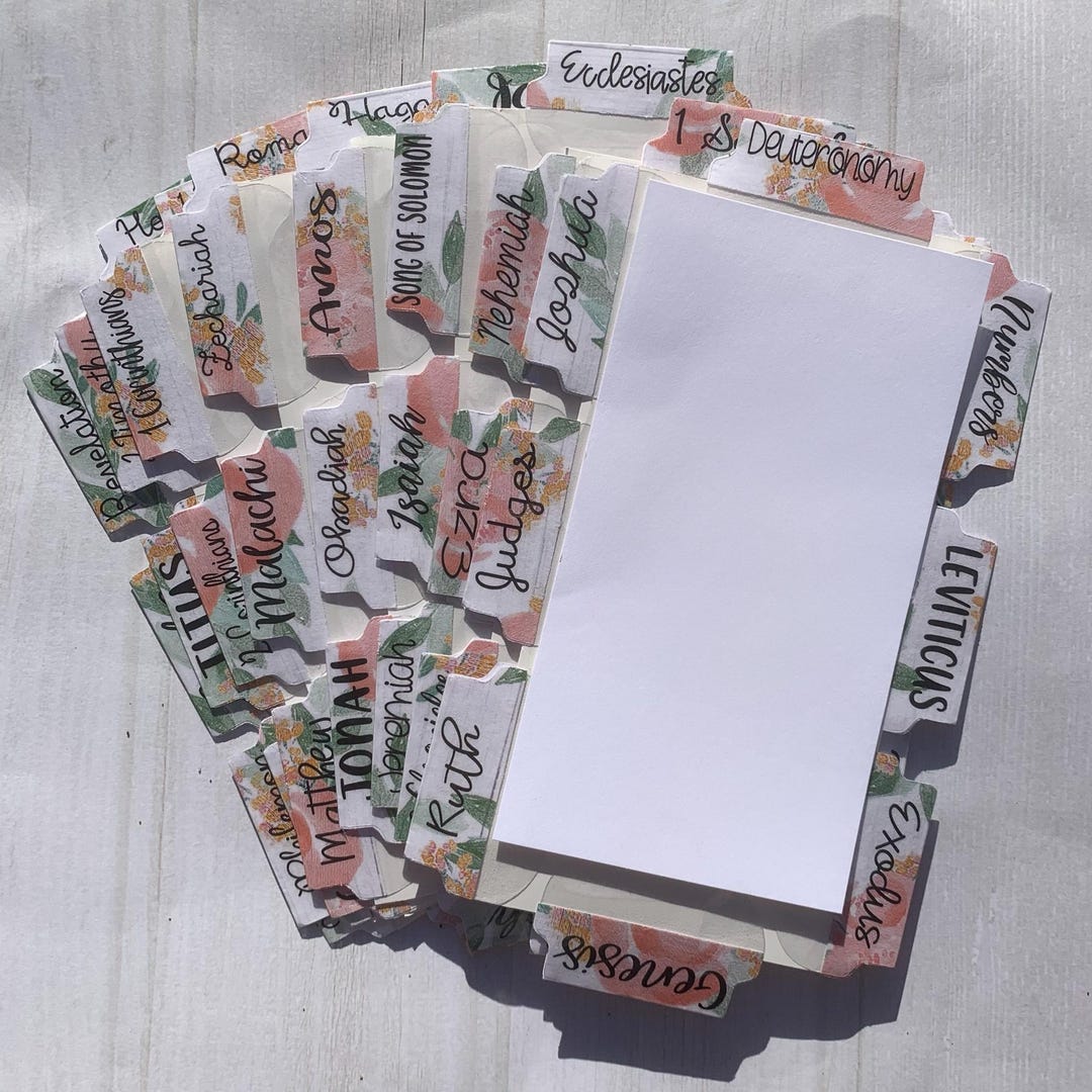 Pour My Oil Books Bible Tabs With Pretty Gifts for Christian Bible Tab ...