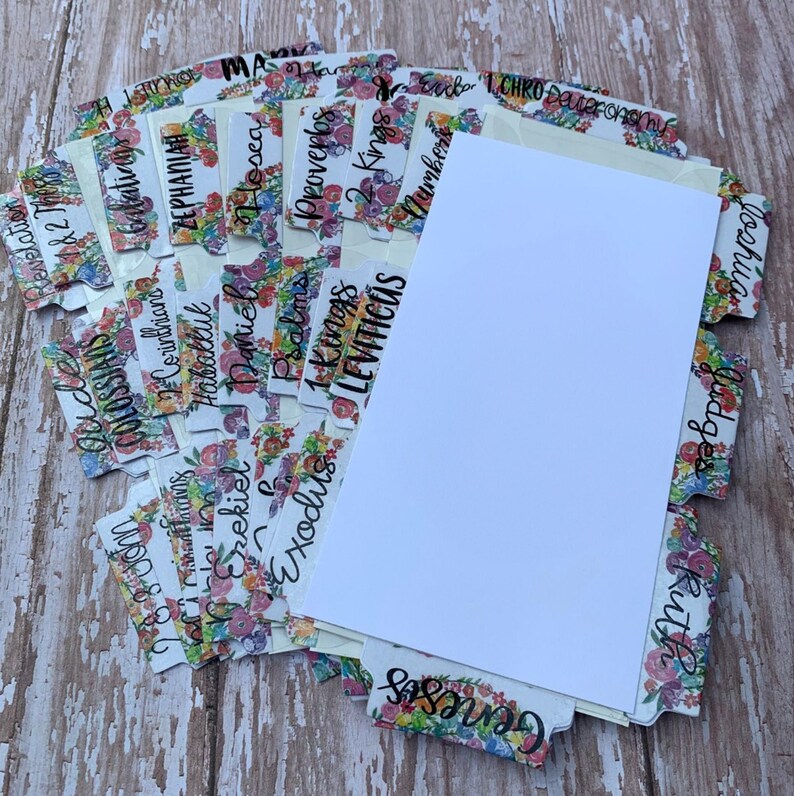 Thy Will Books Bible Tabs With Pretty Gifts for Christian Bible Tab ...