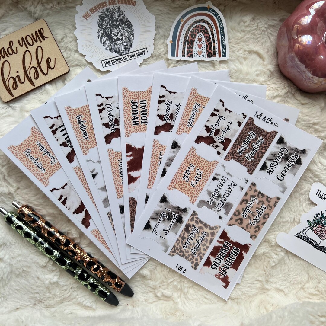 Sound Mind Books the Bible Tabs With Pretty Gifts for Christian Bible ...