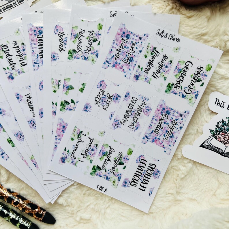 Let It Be a Hallelujah Books the Bible Tabs With Pretty Gifts for ...