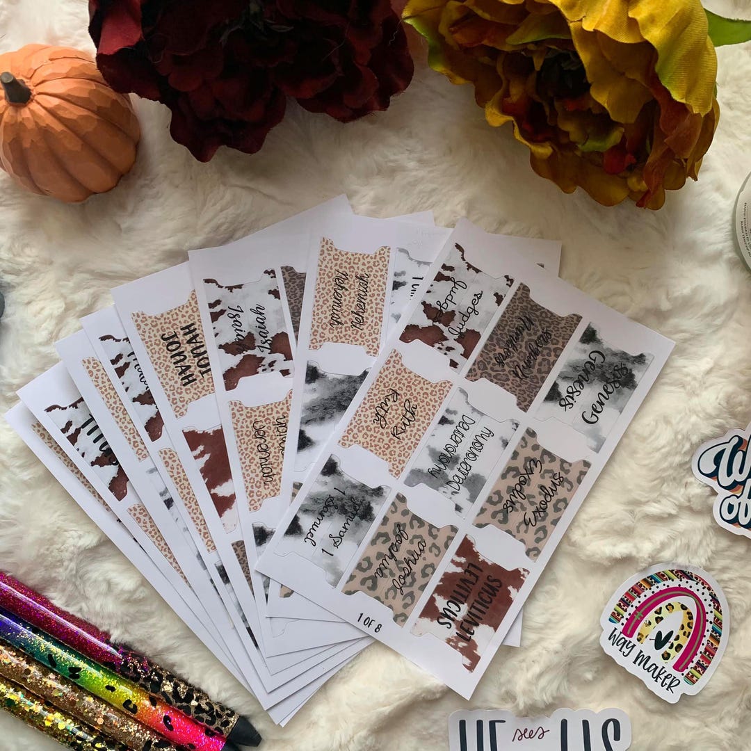 Cornerstone Books of the Bible Tabs With Pretty Gifts for Christian ...