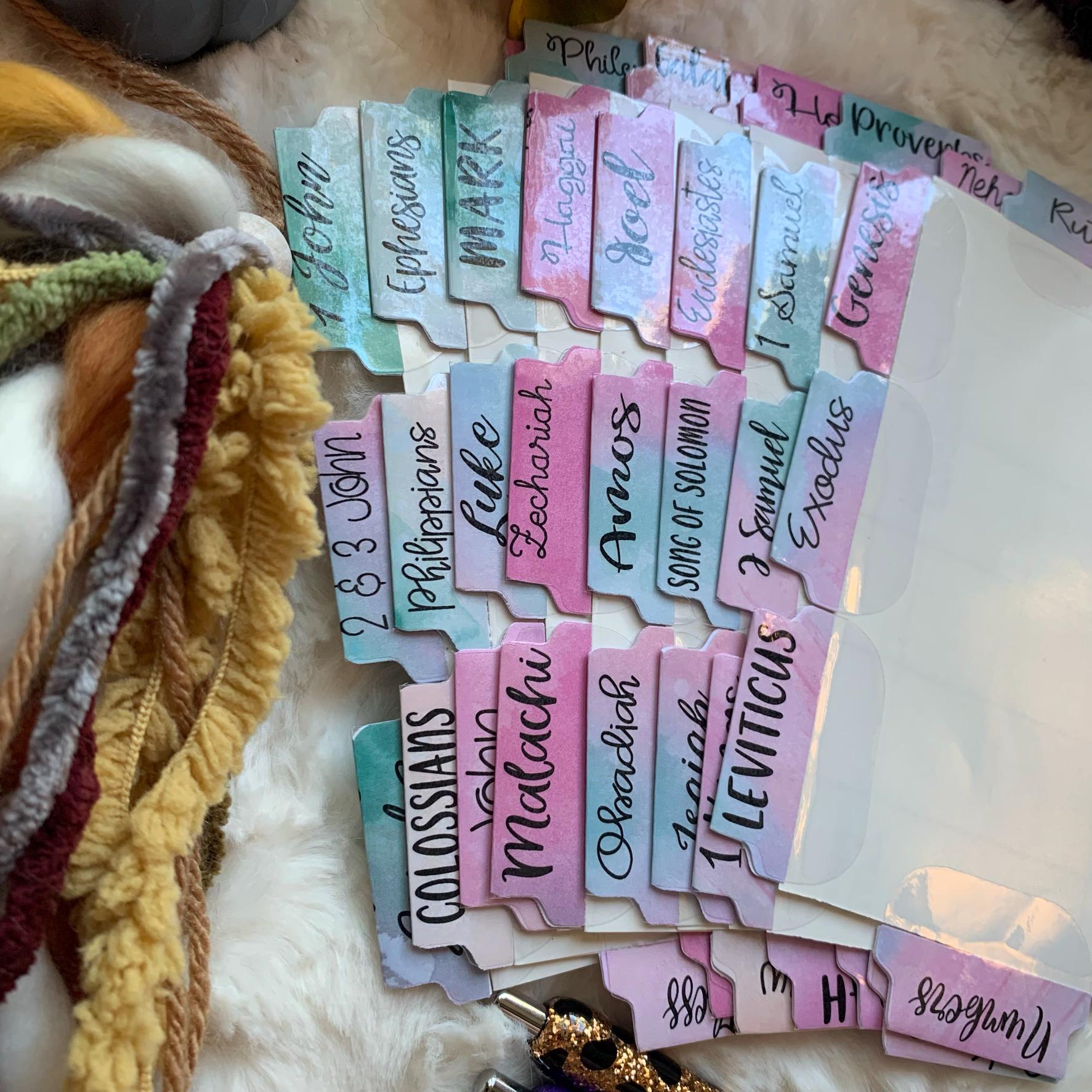 Hills & Valleys Books Bible Tabs With Pretty Gifts for Christian Bible ...