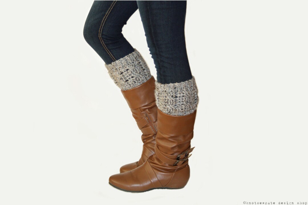 CROCHET PATTERN - Cabled Boot Cuffs - Instant Download (PDF) - Etsy