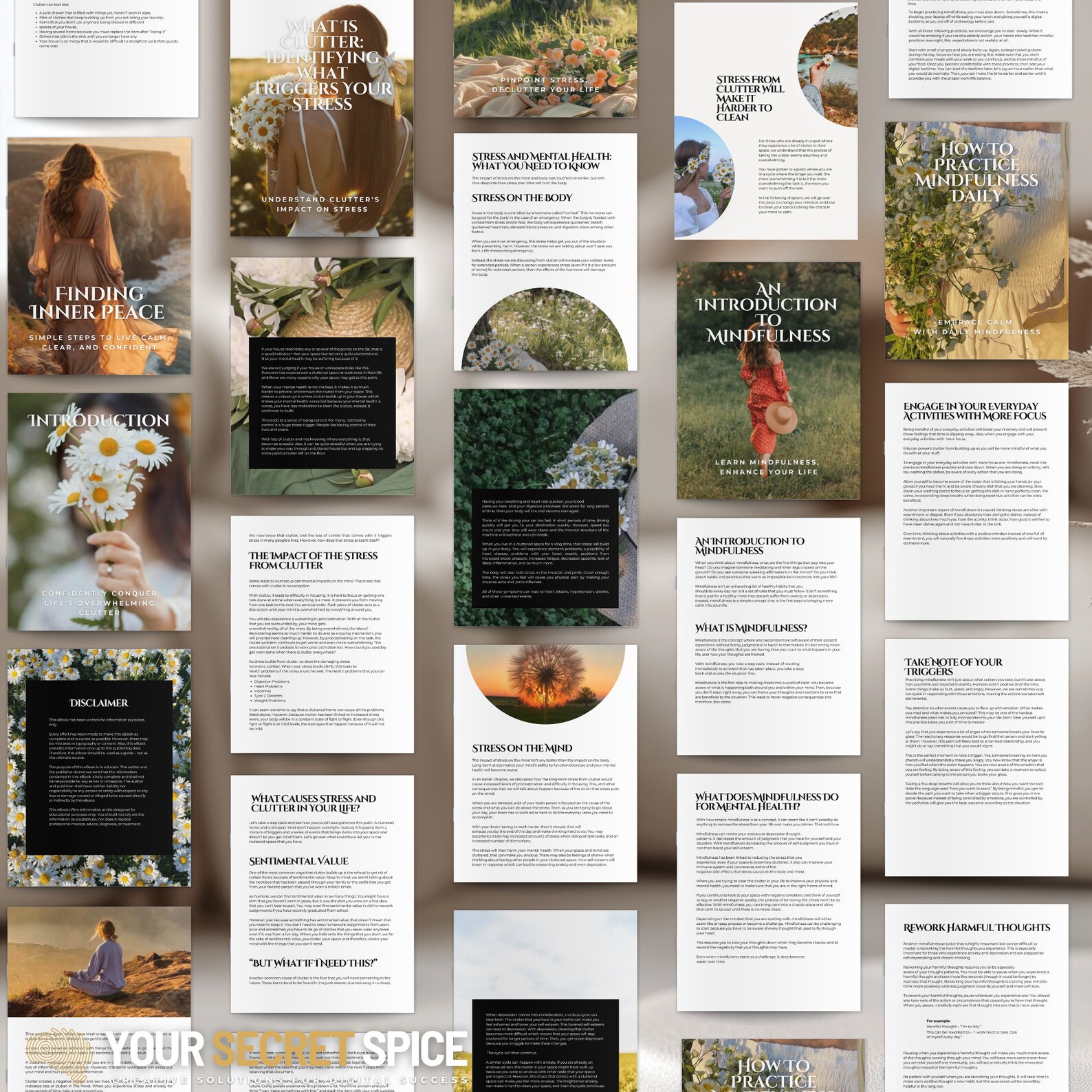 Ebook Finding Your Inner Peace I Canva I MRR I Mindfullness I Mental ...