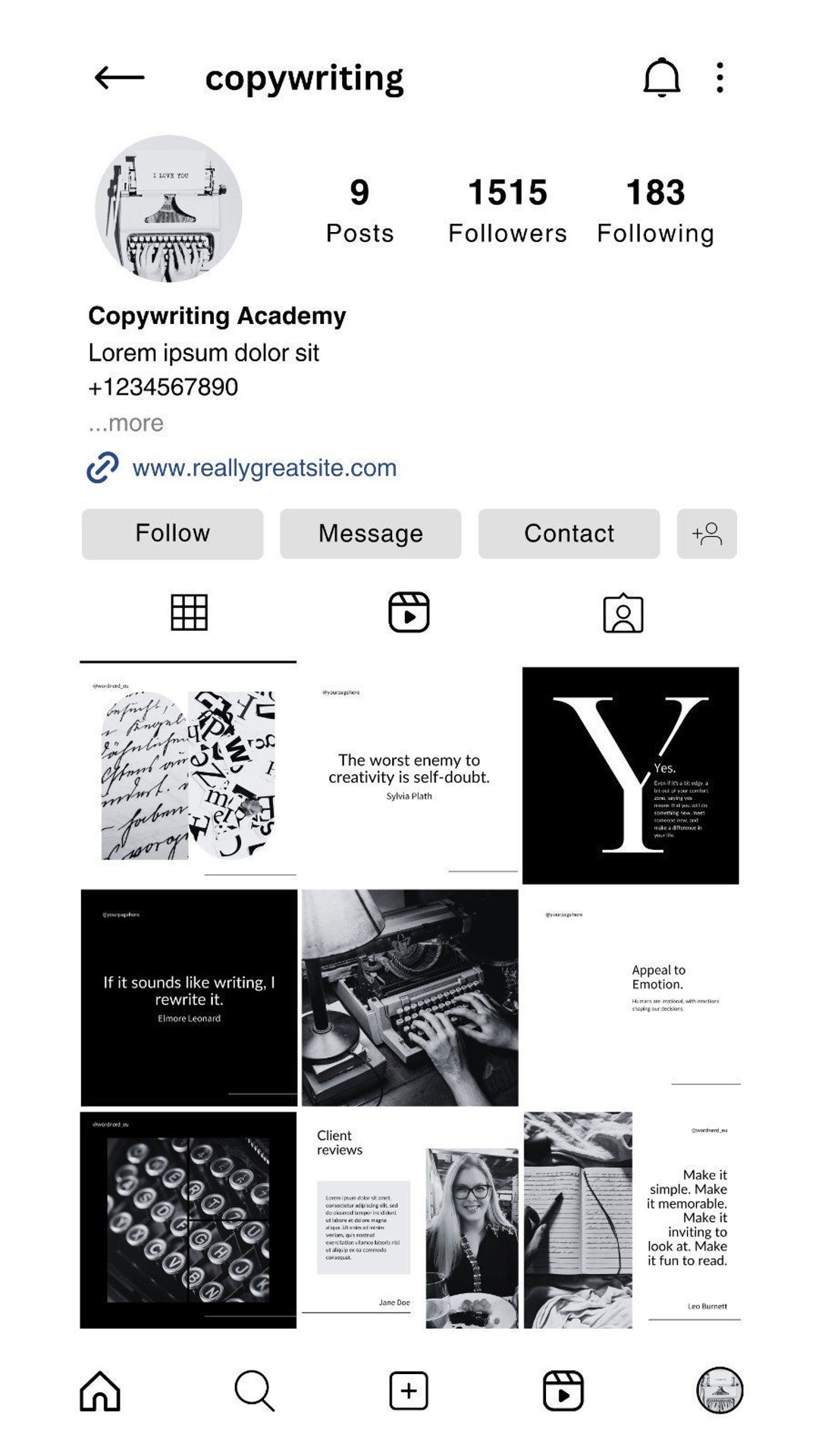 Copywriting Template Bundle for Instagram and Linkedin - Etsy