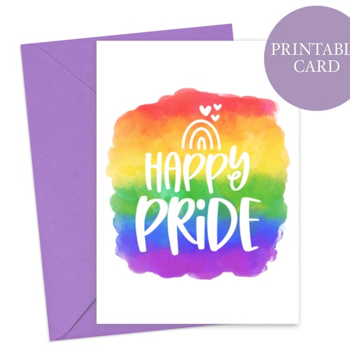 Happy Pride Greeting Card | Etsy