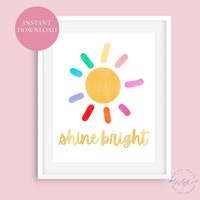 Positive Affirmations Rainbow Canvas Print - Kids Room Wall Art ...