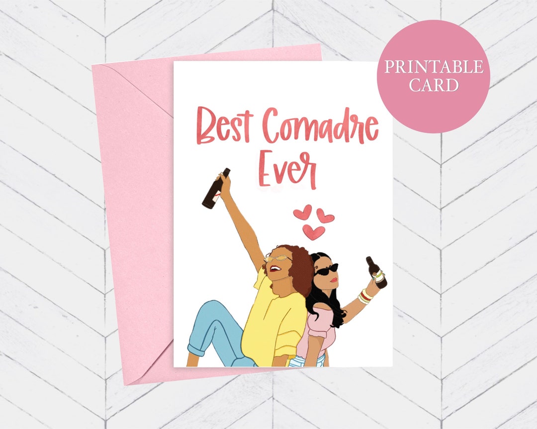Printable Best Comadre Ever Card | Printable Card | Thinking of You ...