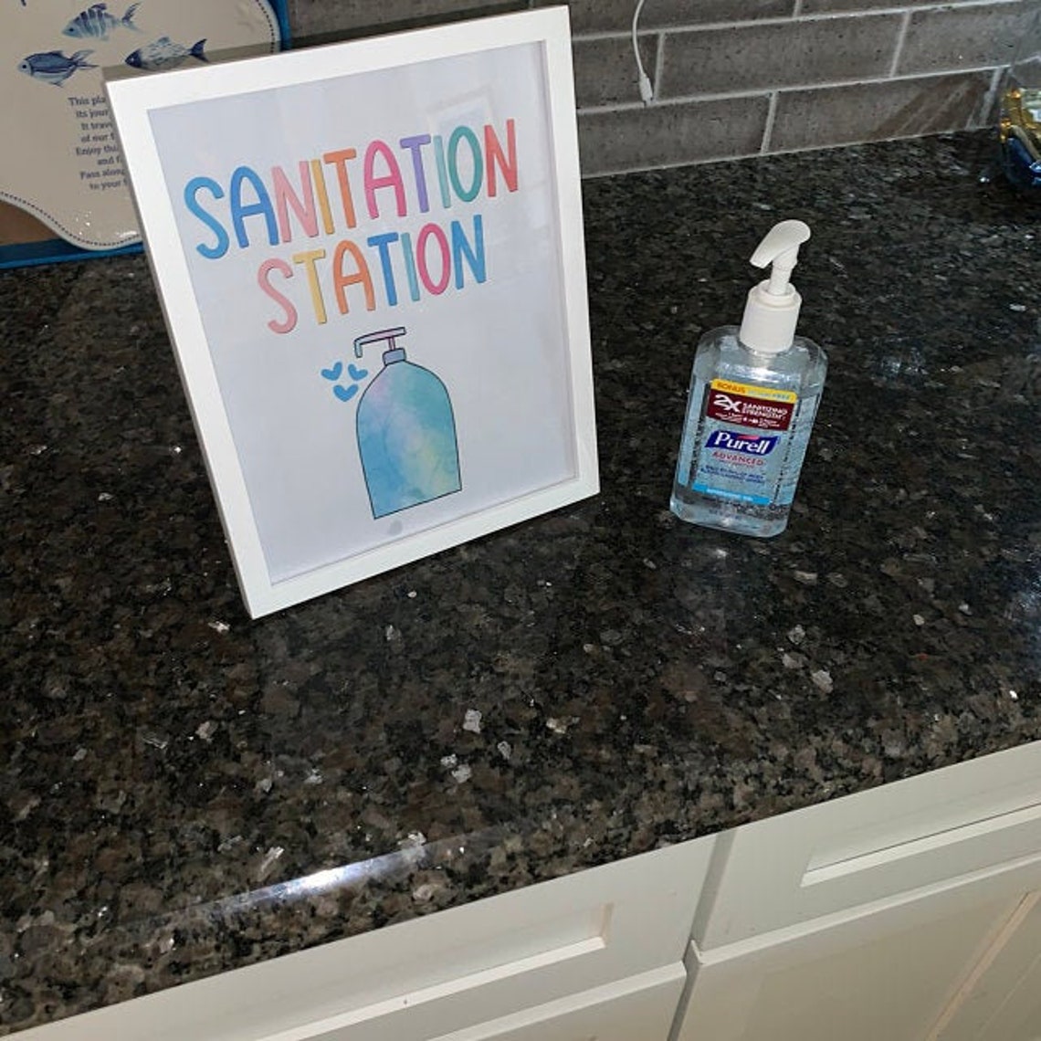 Sanitation Station Sign Printable Sign Hand Sanitizer Sign | Etsy