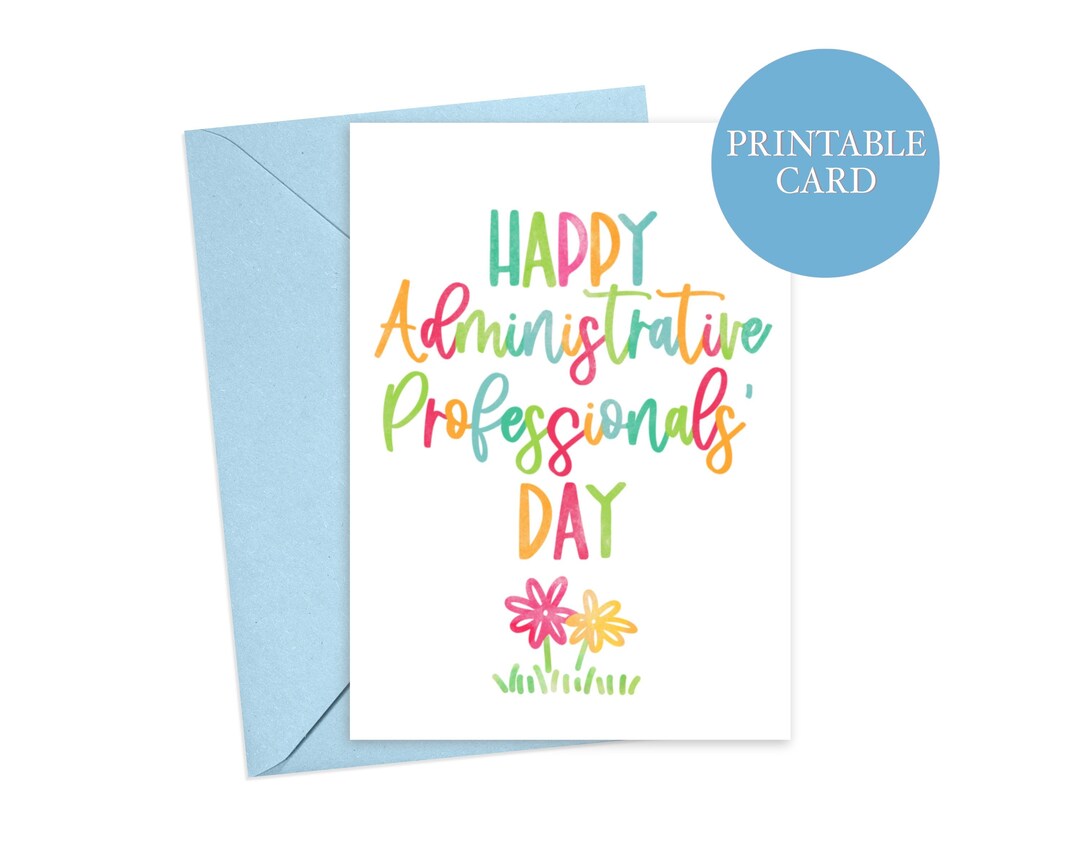 Happy Administrative Professionals Day Card | Admin Professionals ...