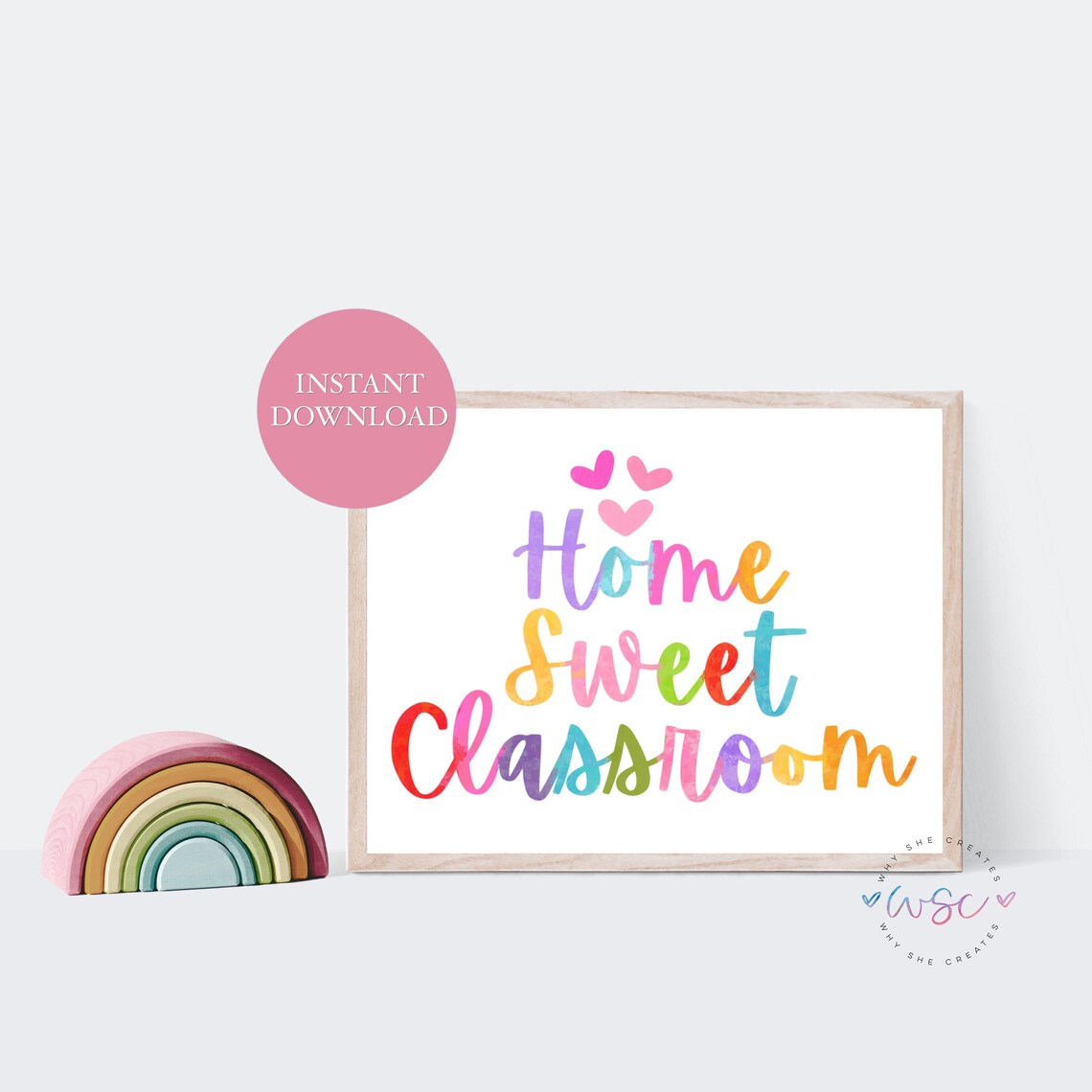 Home Sweet Classroom Printable Sign Teacher Appreciation | Etsy